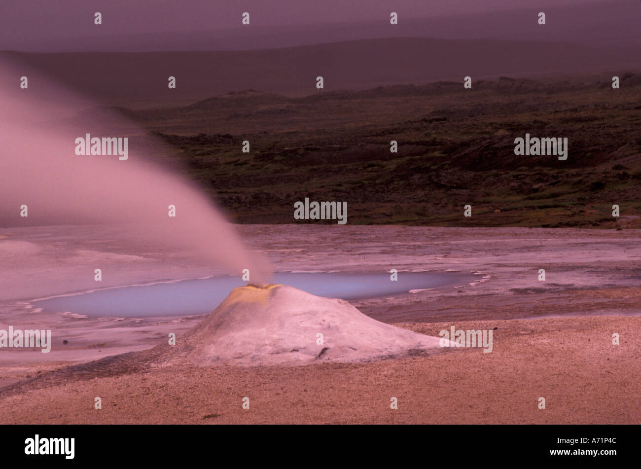 Europe, Iceland, geothermal steam vents Stock Photo - Alamy