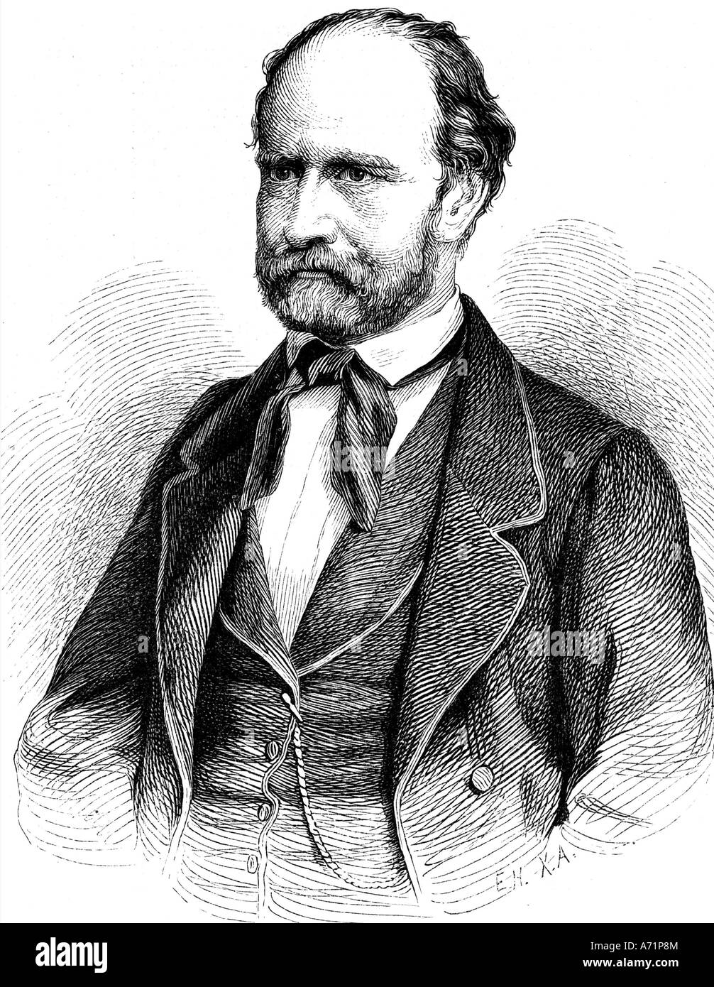 Hebbel, Christian Friedrich, 18.3.1813 - 13.12.1863, German author ...