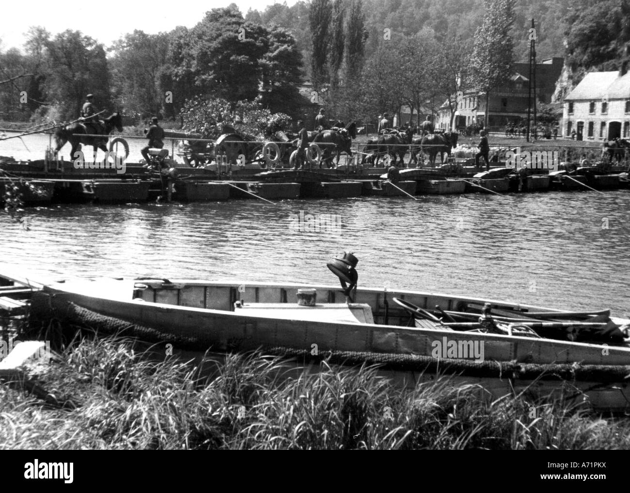 Belgium bridge war hi-res stock photography and images - Alamy