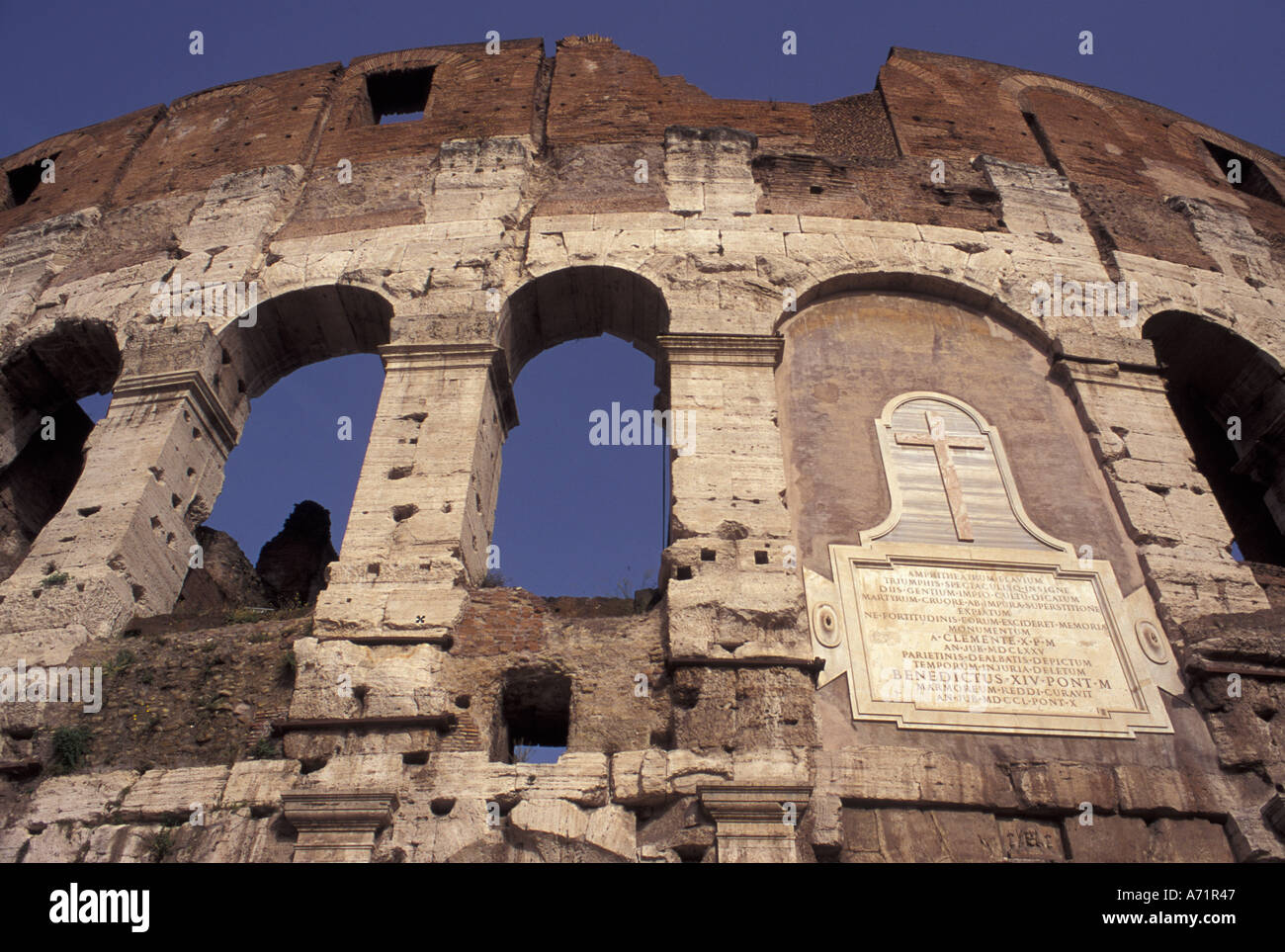 Italy, Rome. The Colosseum, ancient sports stadium Stock Photo - Alamy