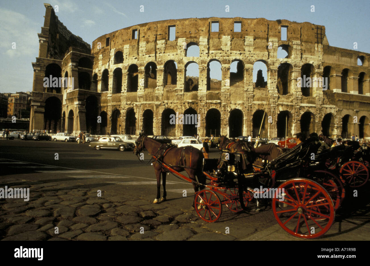 Italy, Rome. Roman Coliseum Stock Photo - Alamy
