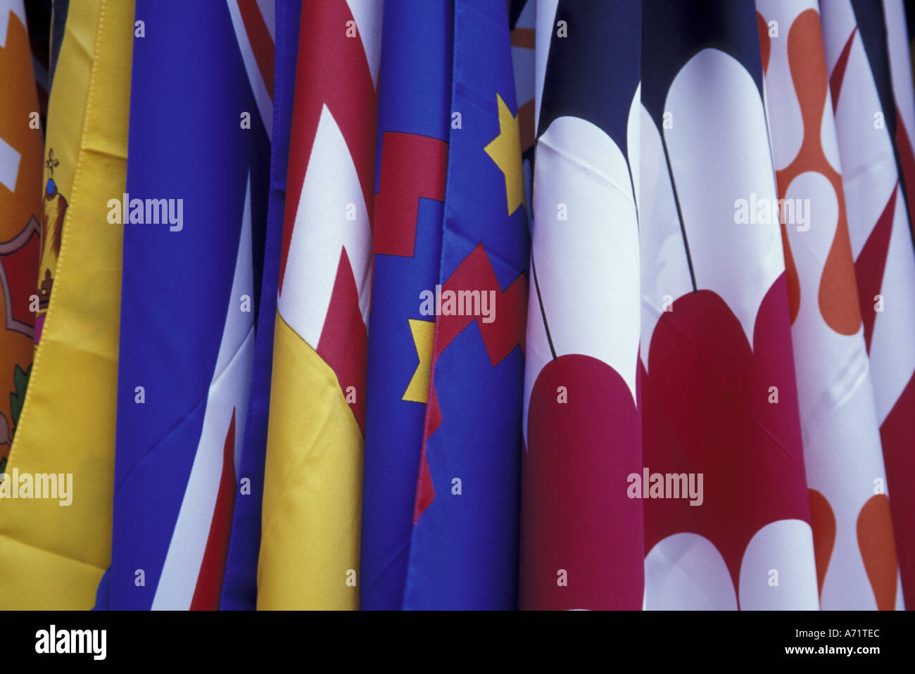 Flags of neighborhoods hi-res stock photography and images - Alamy