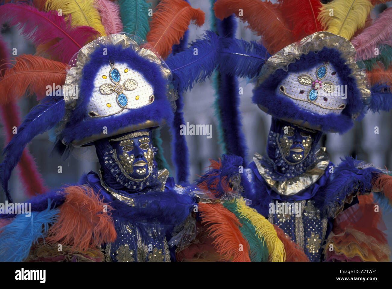 Europe, Italy, Venice. Carnival costumes, Plaza San Marco Stock Photo ...