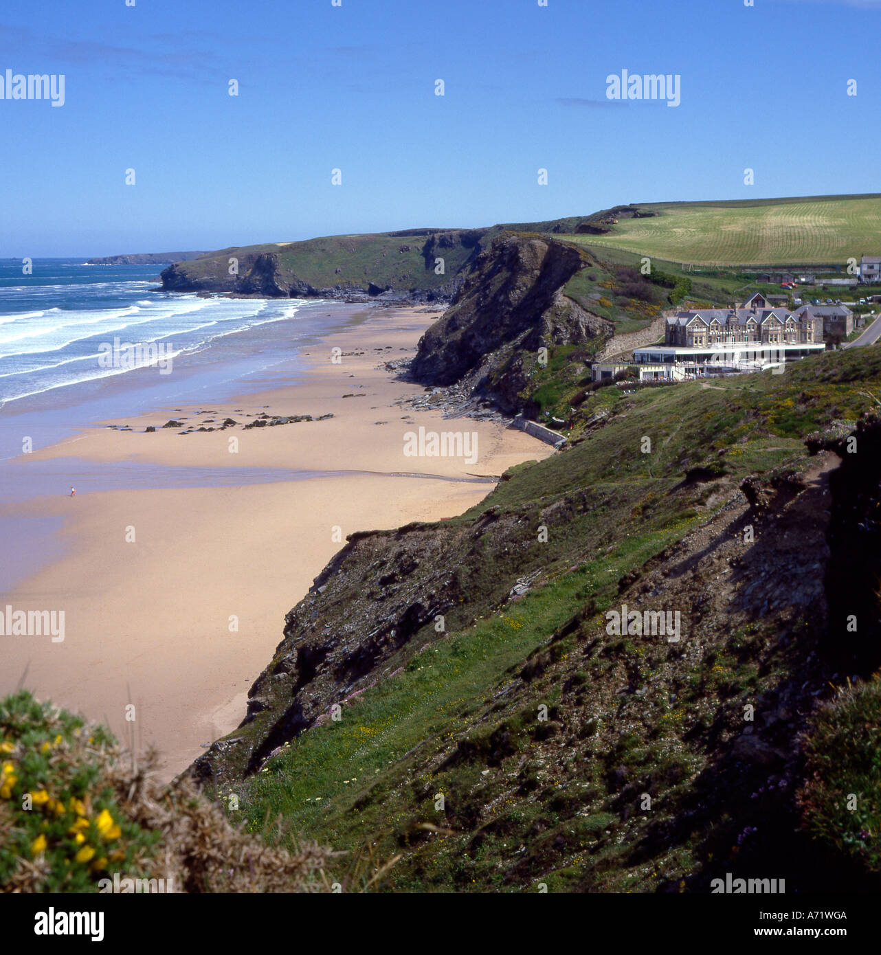 Watergate bay cornwall hotel hi-res stock photography and images - Alamy