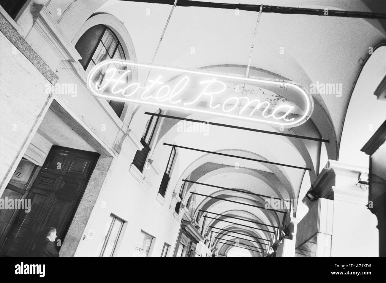 Turin italy cafe roma sign hi-res stock photography and images - Alamy