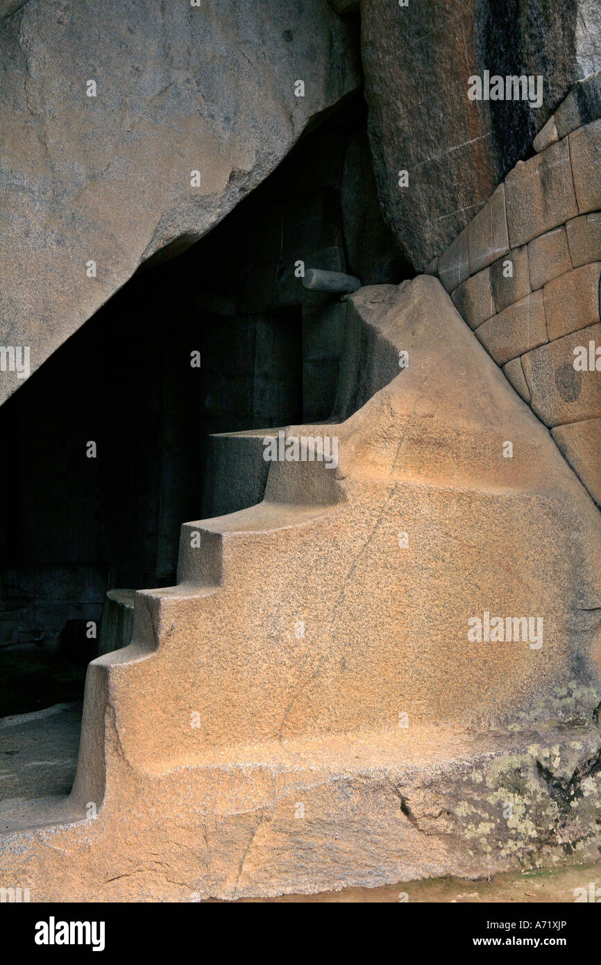 Mausoleo Real Royal Tomb Machu Picchu Peru Stock Photo - Alamy