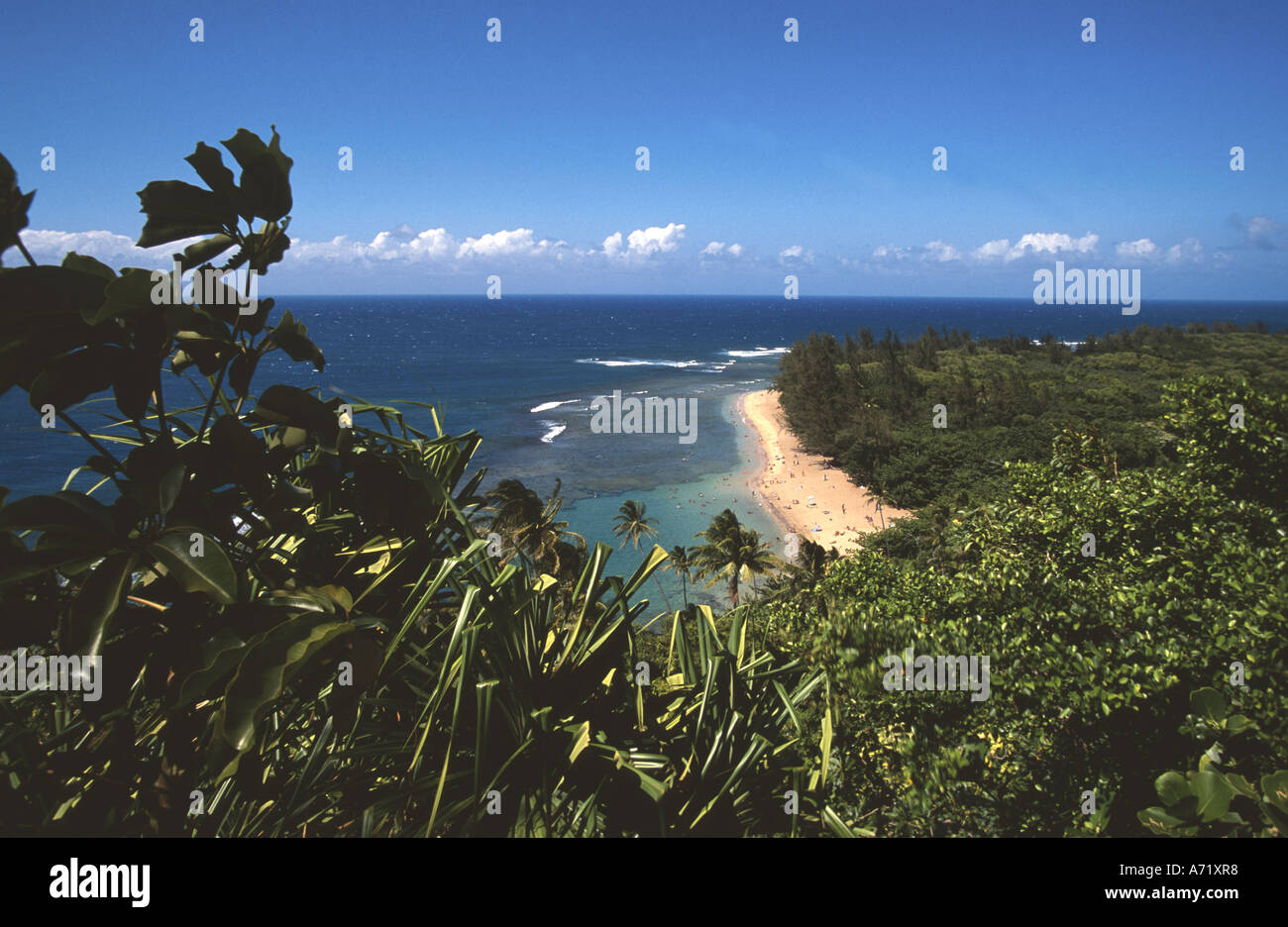 Ke e Beach Ha ena State Park Na Pali coast Kauai Hawaii Stock Photo - Alamy