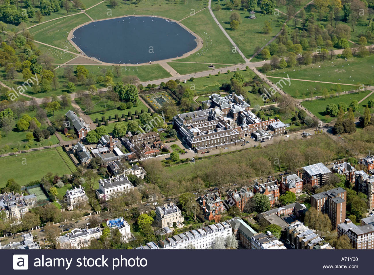 Kensington Palace Aerial High Resolution Stock Photography and Images ...
