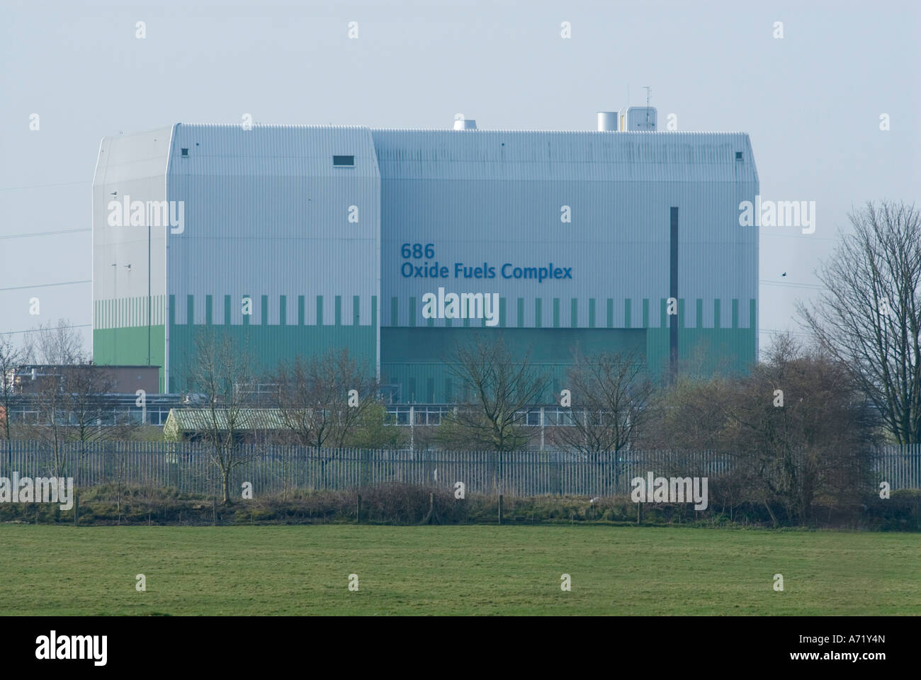 The BNFL Oxide Fuels Complex at Salwick near Preston Stock Photo - Alamy