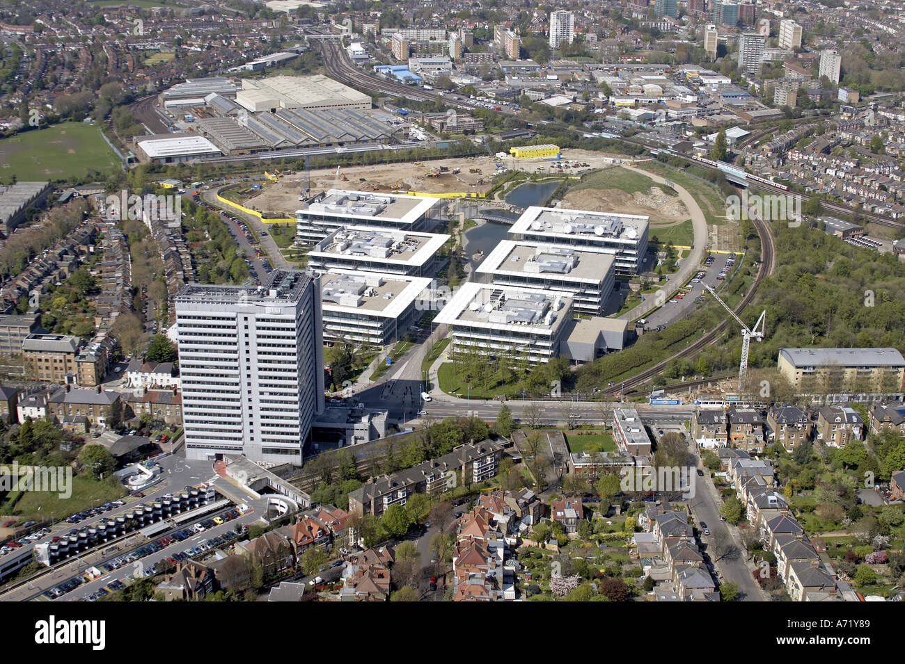 Chiswick london aerial hi-res stock photography and images - Alamy