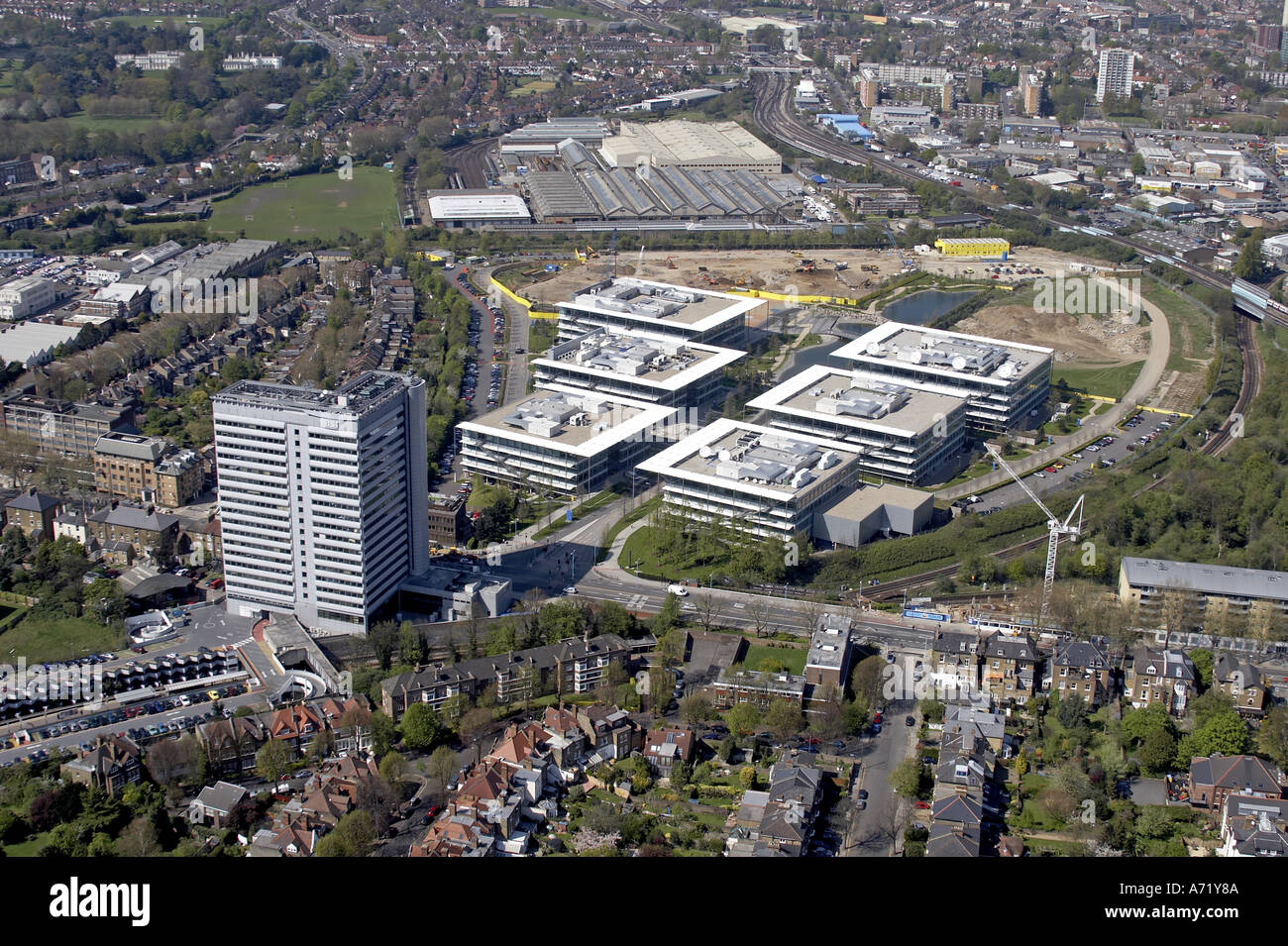 Chiswick london aerial hi-res stock photography and images - Alamy