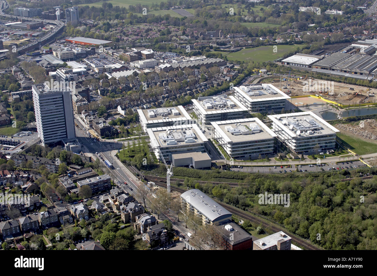 Chiswick london aerial hi-res stock photography and images - Alamy