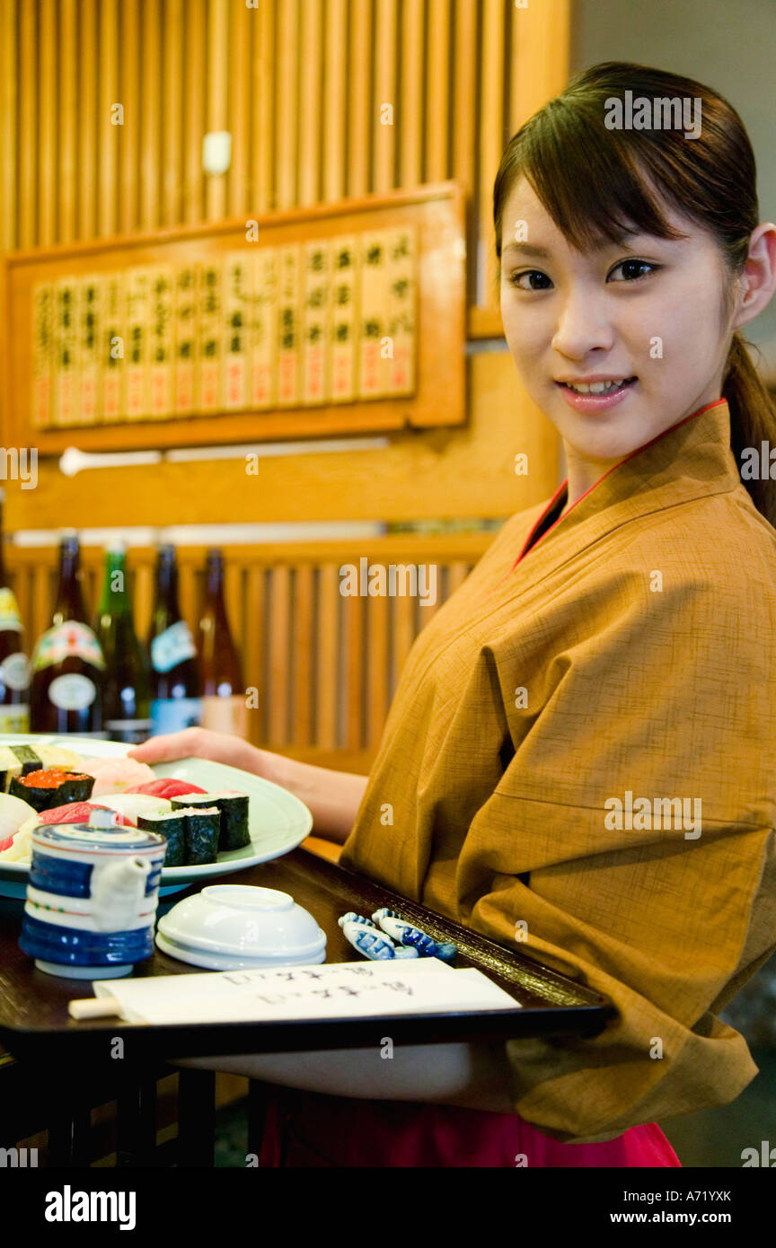 Japanese waitress hi-res stock photography and images - Alamy