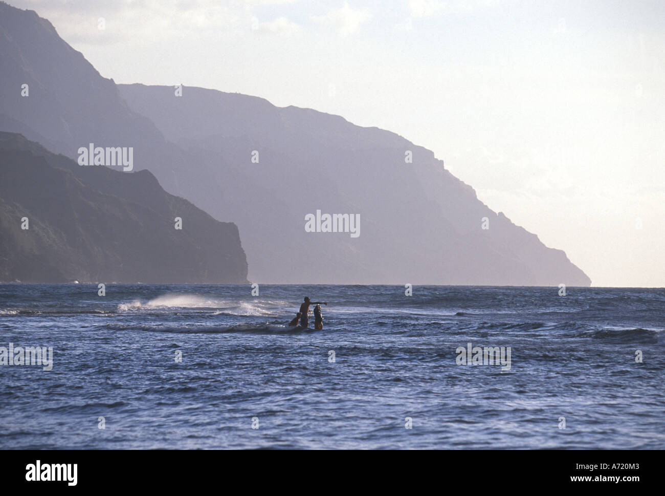 Ke e Beach Ha ena State Park Na Pali coast Kauai Hawaii Stock Photo - Alamy