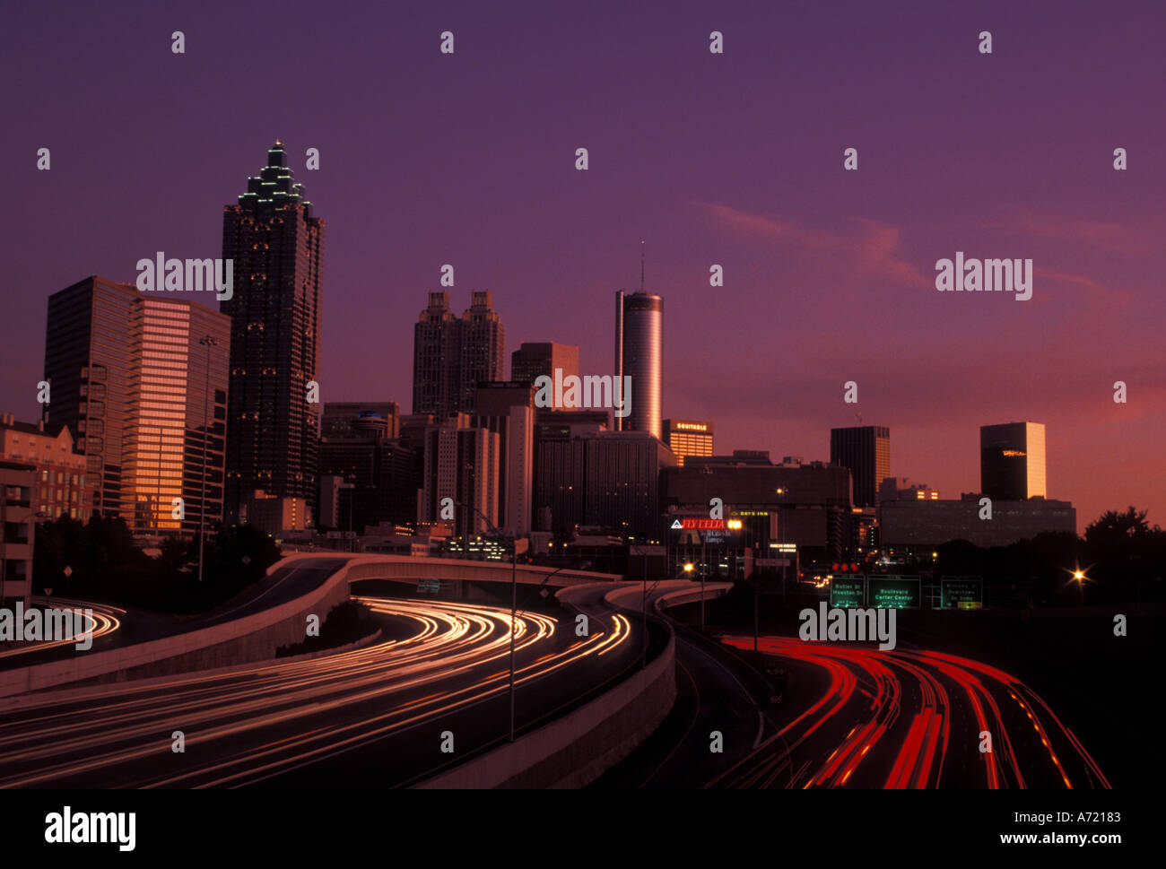 Atlanta downtown connector hi-res stock photography and images - Alamy