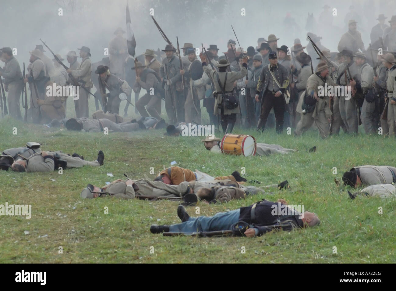 National Civil War Re enactment of 1862 Battle of Perryville Kentucky ...