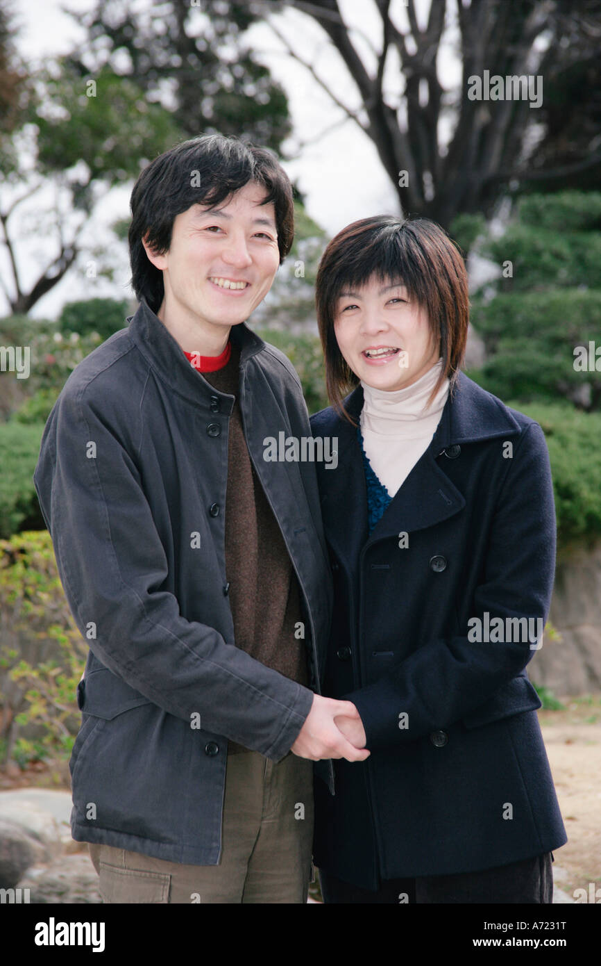 Portrait of mid adult couple Stock Photo - Alamy