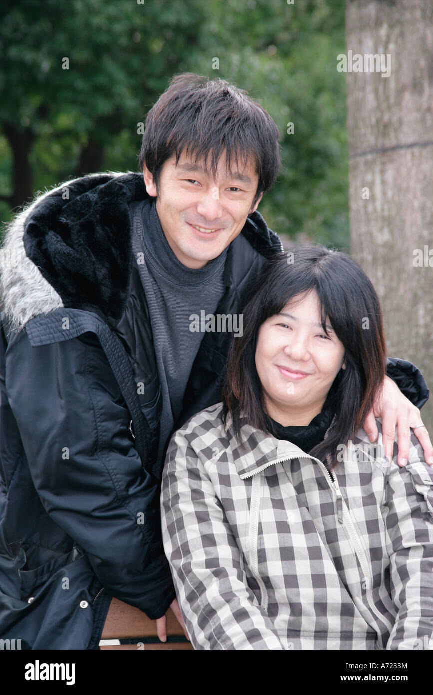 Portrait of mid adult couple Stock Photo - Alamy