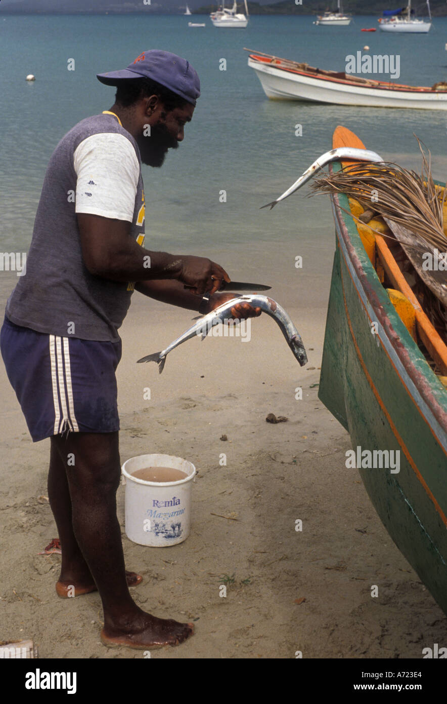 Martinique people on beach hi-res stock photography and images - Alamy