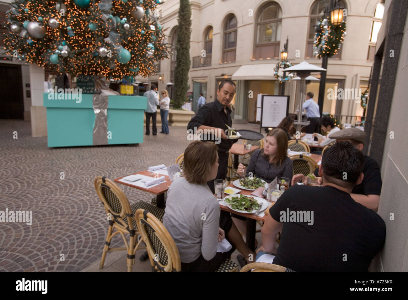 Rodeo Drive Dining Beverly Hills Los Angeles California United States ...