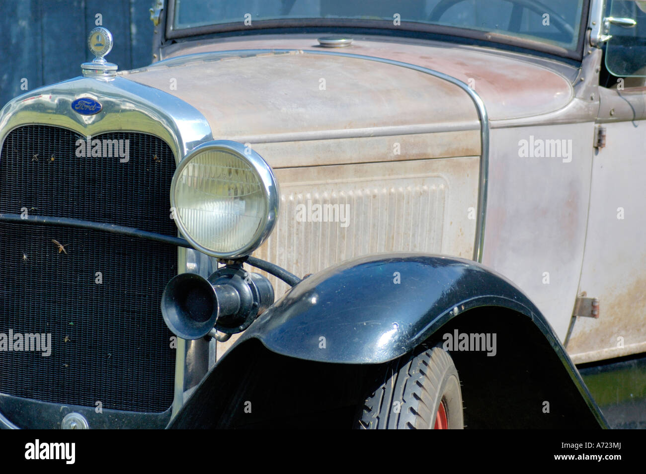 Vintage Ford Model A automobile from the 1930s that still has the ...