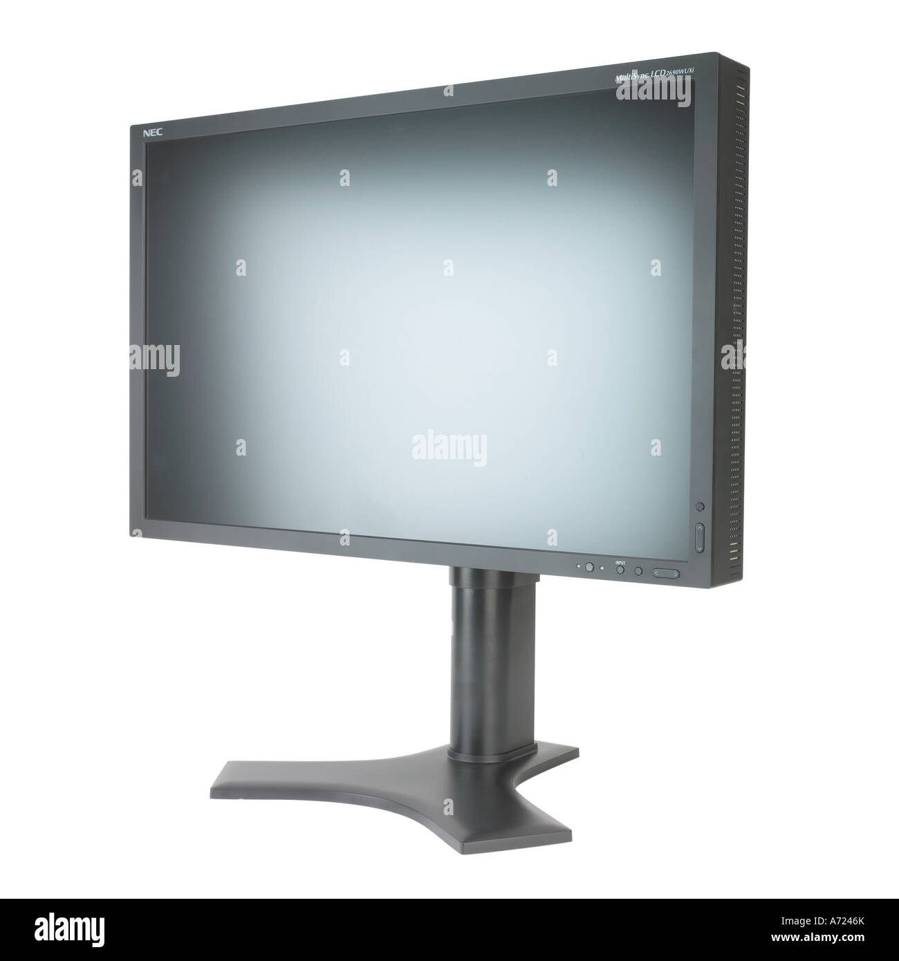 Computer screen large LCD monitor Stock Photo - Alamy