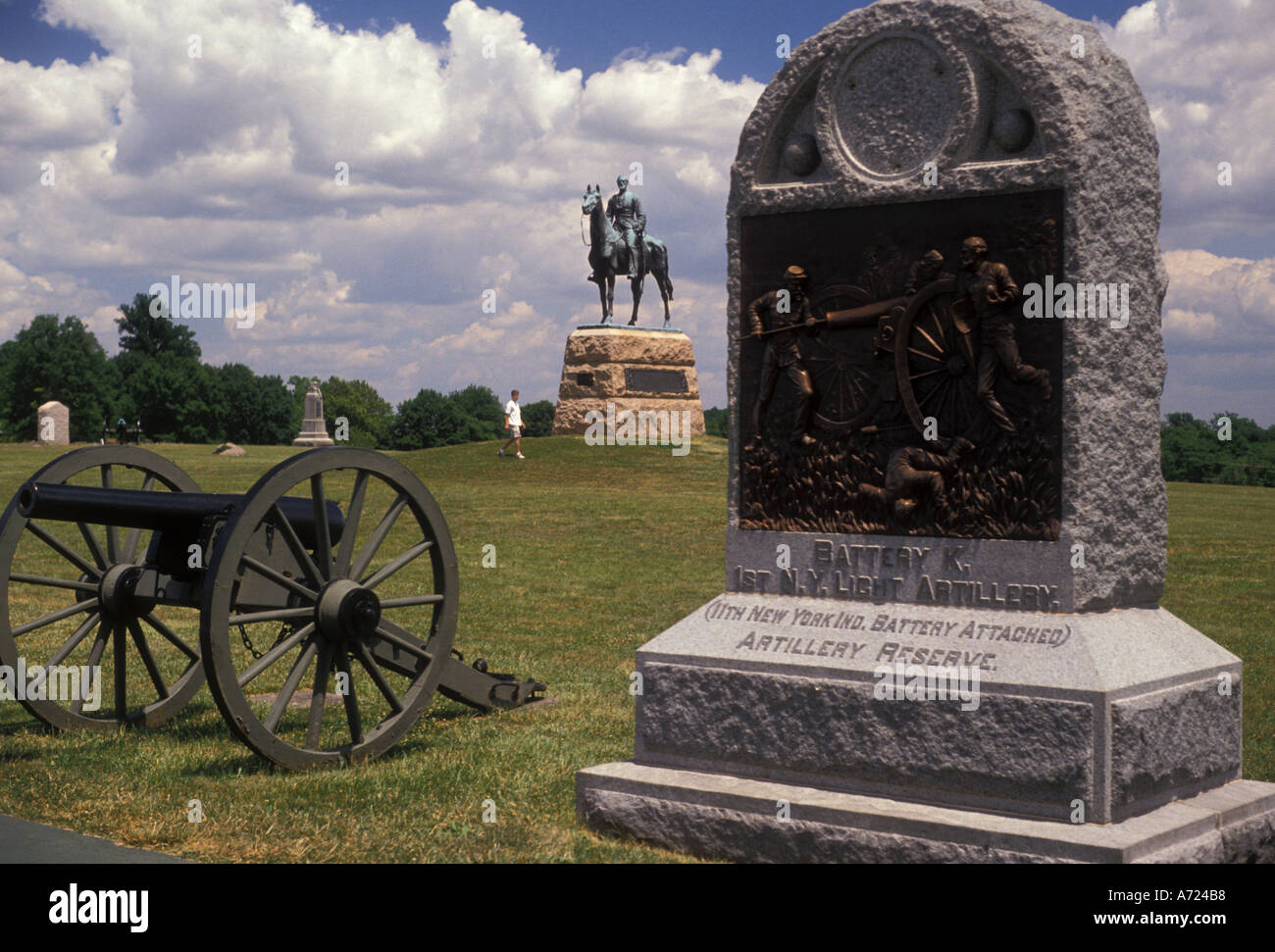 Gettysburg monuments hi-res stock photography and images - Alamy