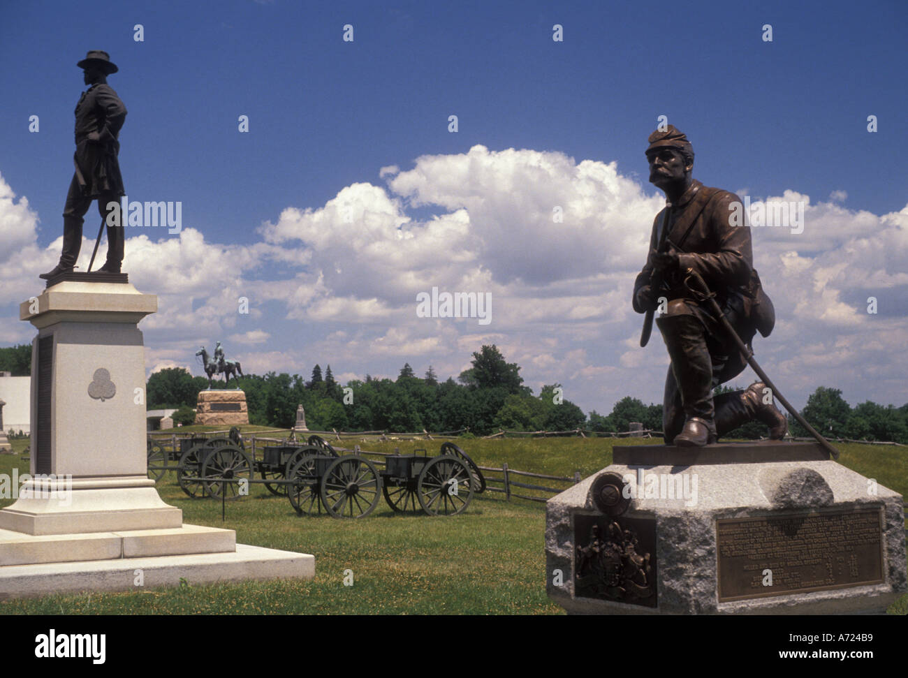 Gettysburg battle pictures hi-res stock photography and images - Alamy