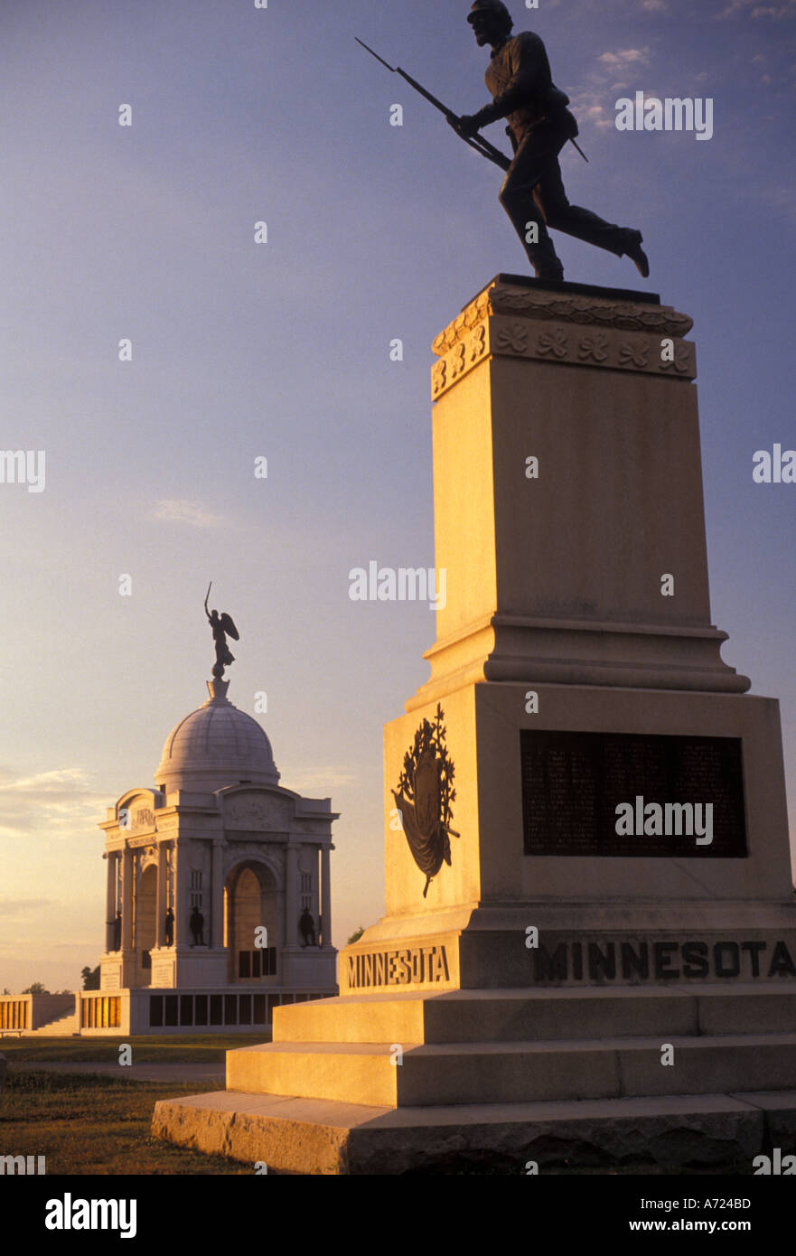 Gettysburg monuments hi-res stock photography and images - Alamy