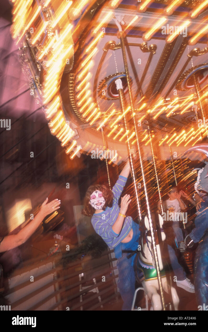 Carousel Adventuredome Circus Circus Las Vegas Nevada Stock Photo - Alamy