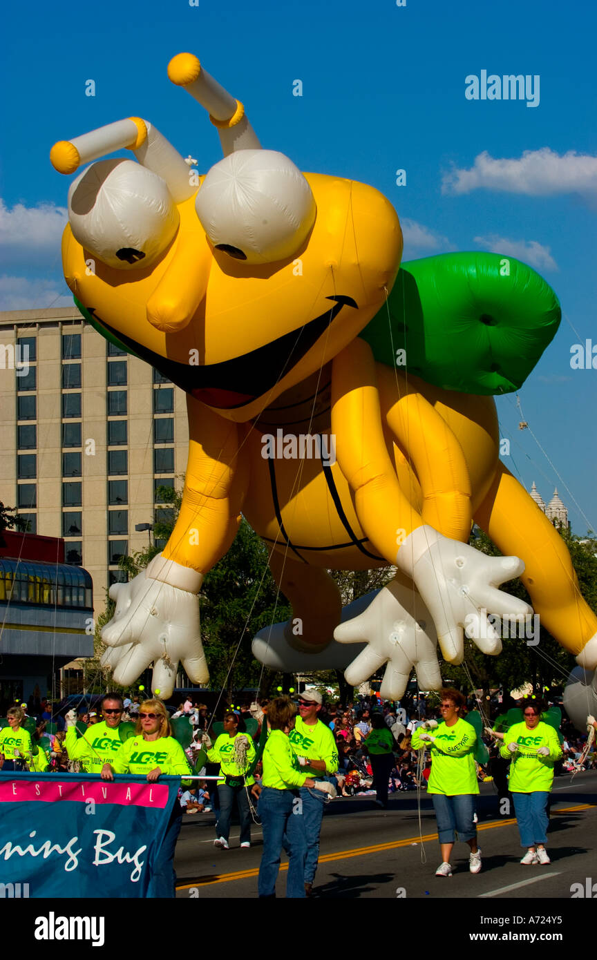 Giant balloon in Kentucky Derby Festival parade in Louisville Kentucky ...