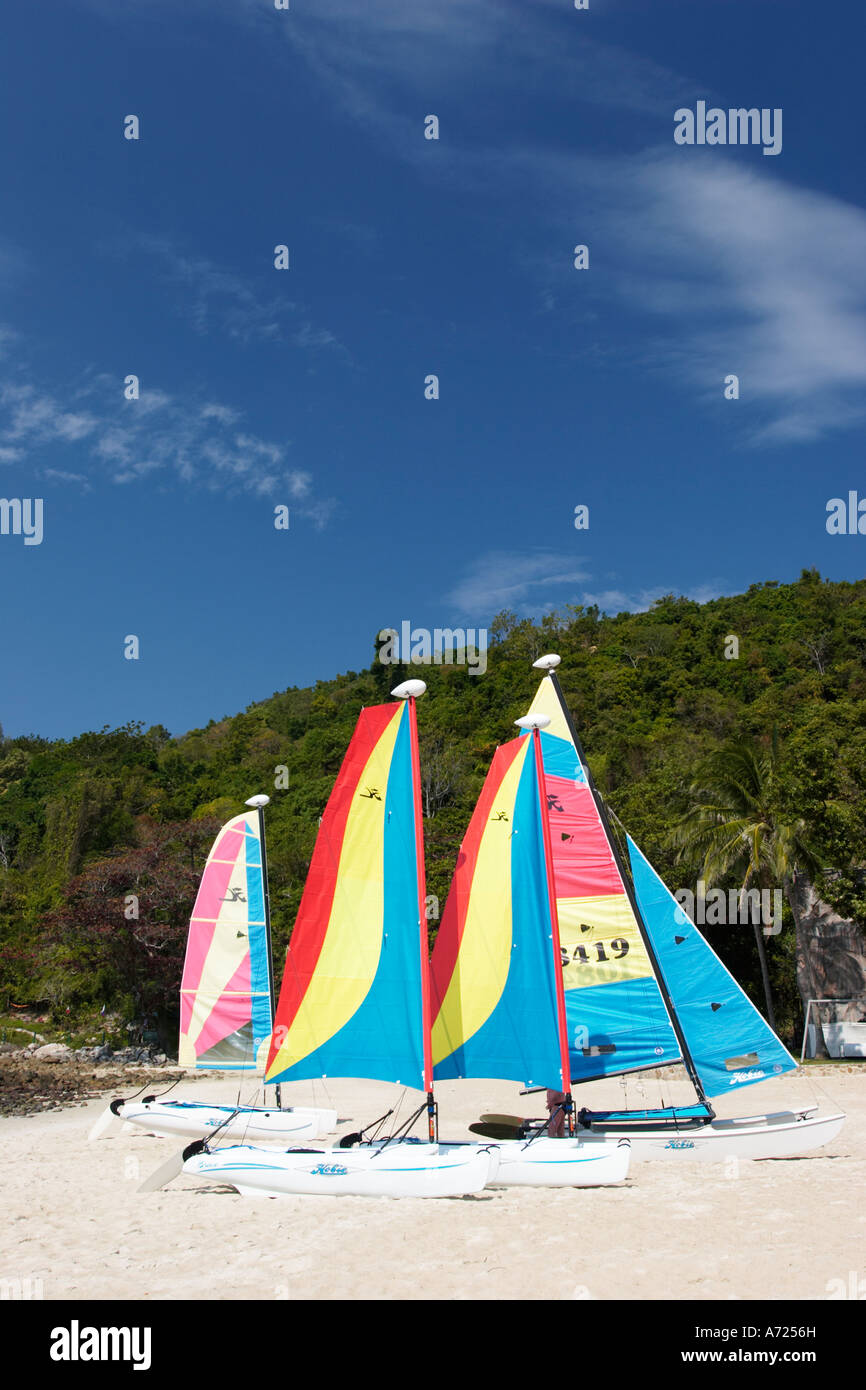 Hobie Cats on Karon Noi beach. Phuket island, Thailand Stock Photo - Alamy