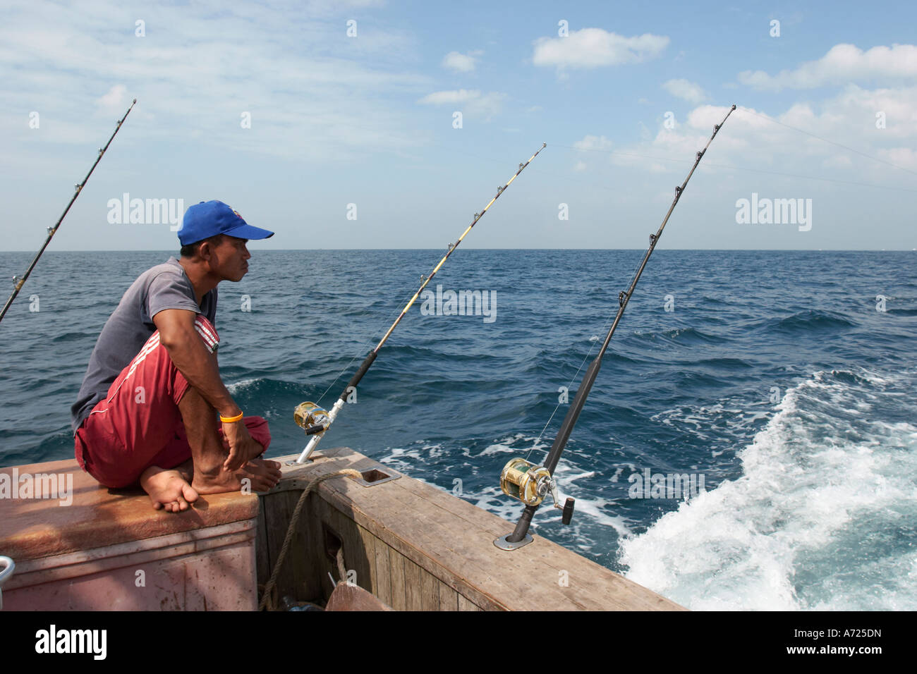 Tuna trolling. Phuket island, Thailand Stock Photo - Alamy