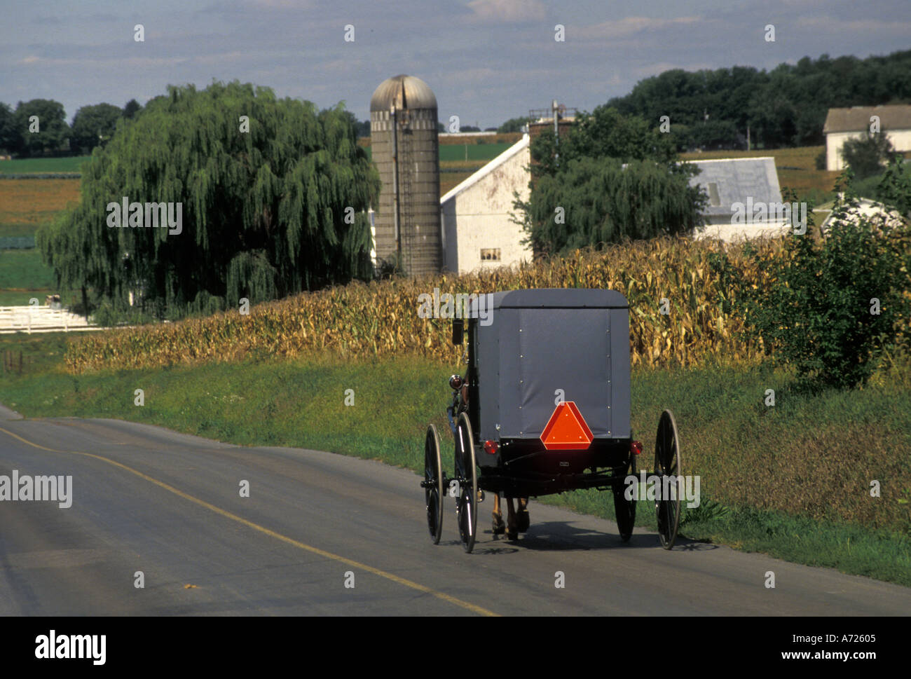Amish farms in rural pennsylvania hi-res stock photography and images ...