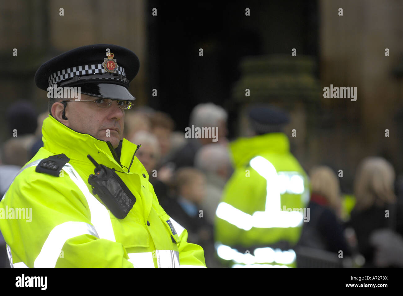 Police and Crowd Control Stock Photo - Alamy