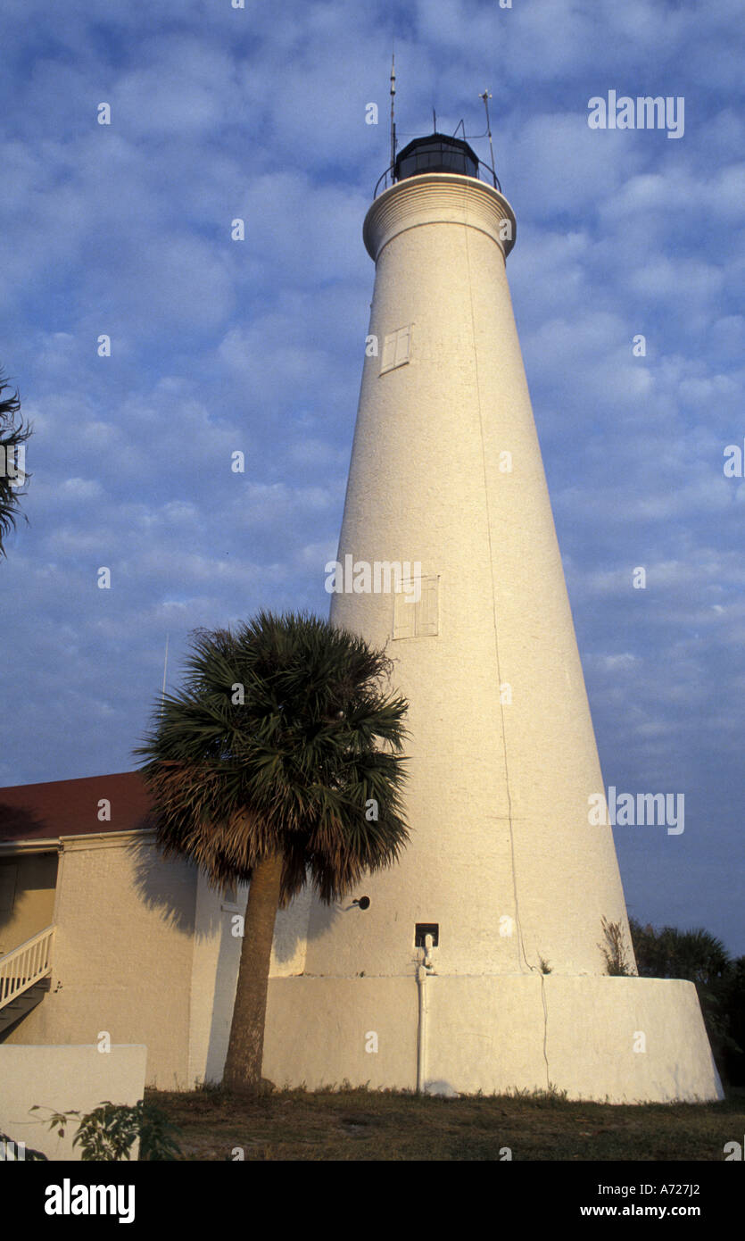 St Marks Lighthouse Florida Stock Photo - Alamy