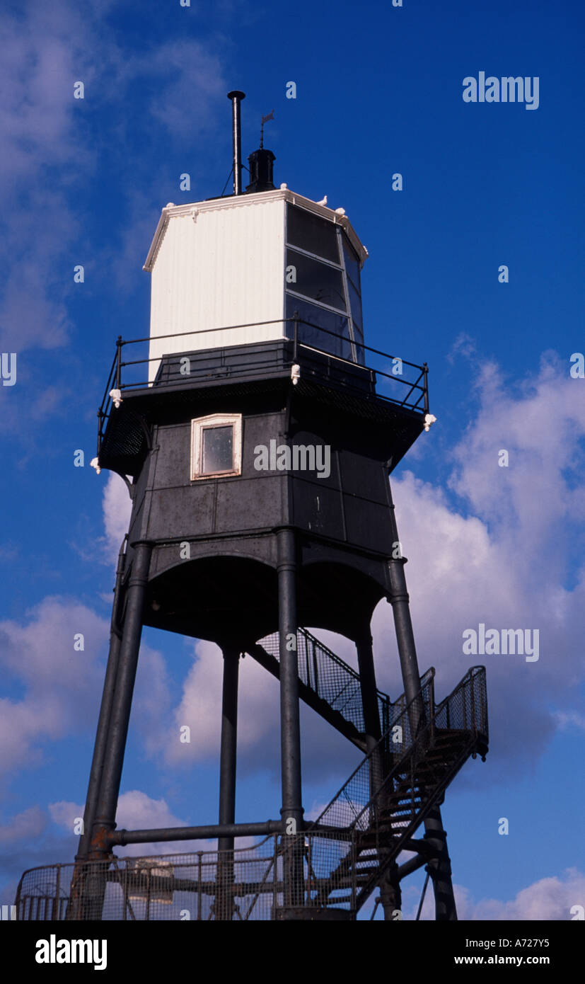Victorian lighthouse beacon structures Leading Lights Dovercourt Essex ...
