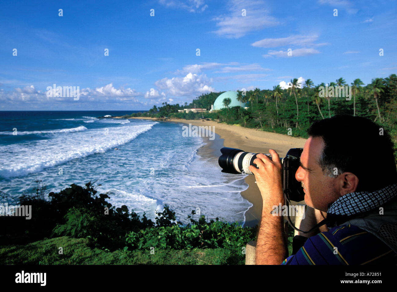 Puerto Rico, Rincon, Beach scene Stock Photo - Alamy