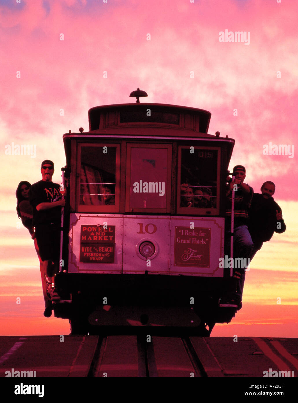 Trams in san francisco hi-res stock photography and images - Alamy