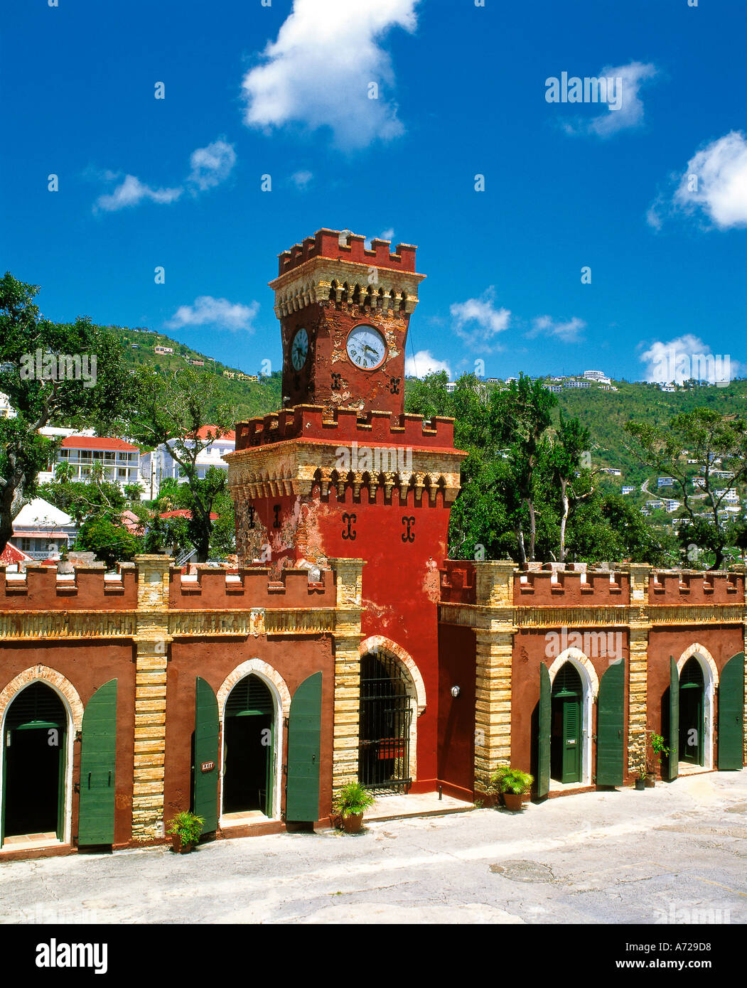 Fort Christian castle Charlotte Amalie St Thomas U Virgin Islands West ...