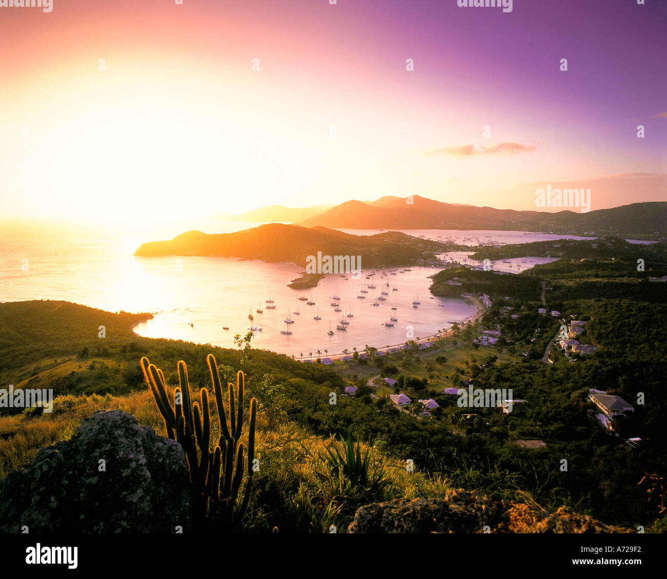 English Harbor Antigua West Indies Stock Photo - Alamy