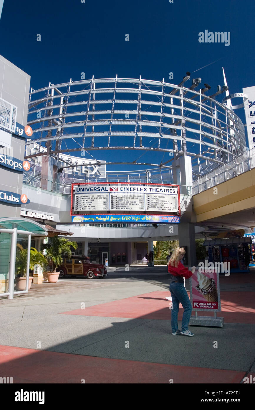 Cineplex Universal Citywalk Orlando Stock Photo - Alamy