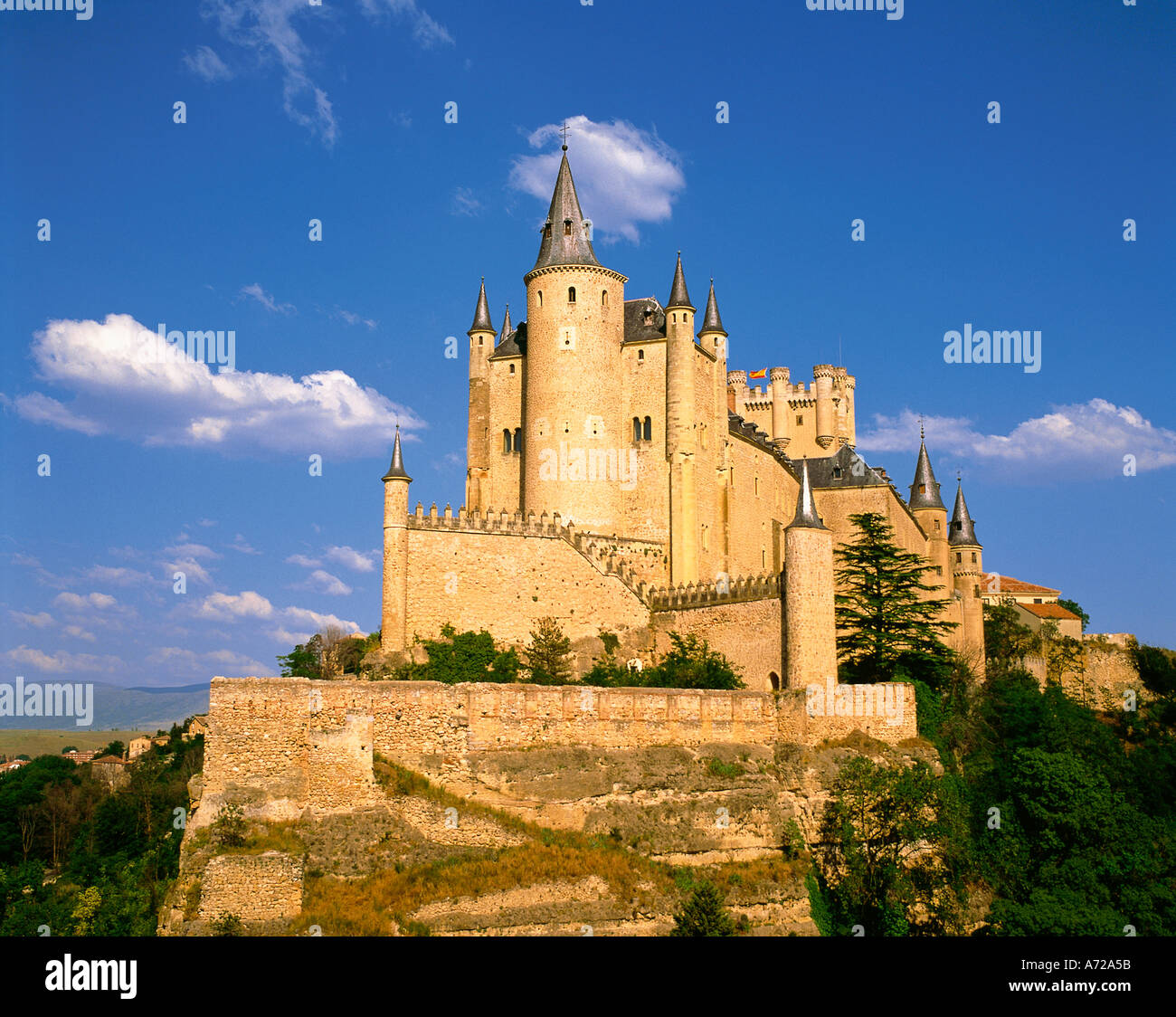 The Alcazar 14th Century Castle Segovia Castile Spain Stock Photo - Alamy