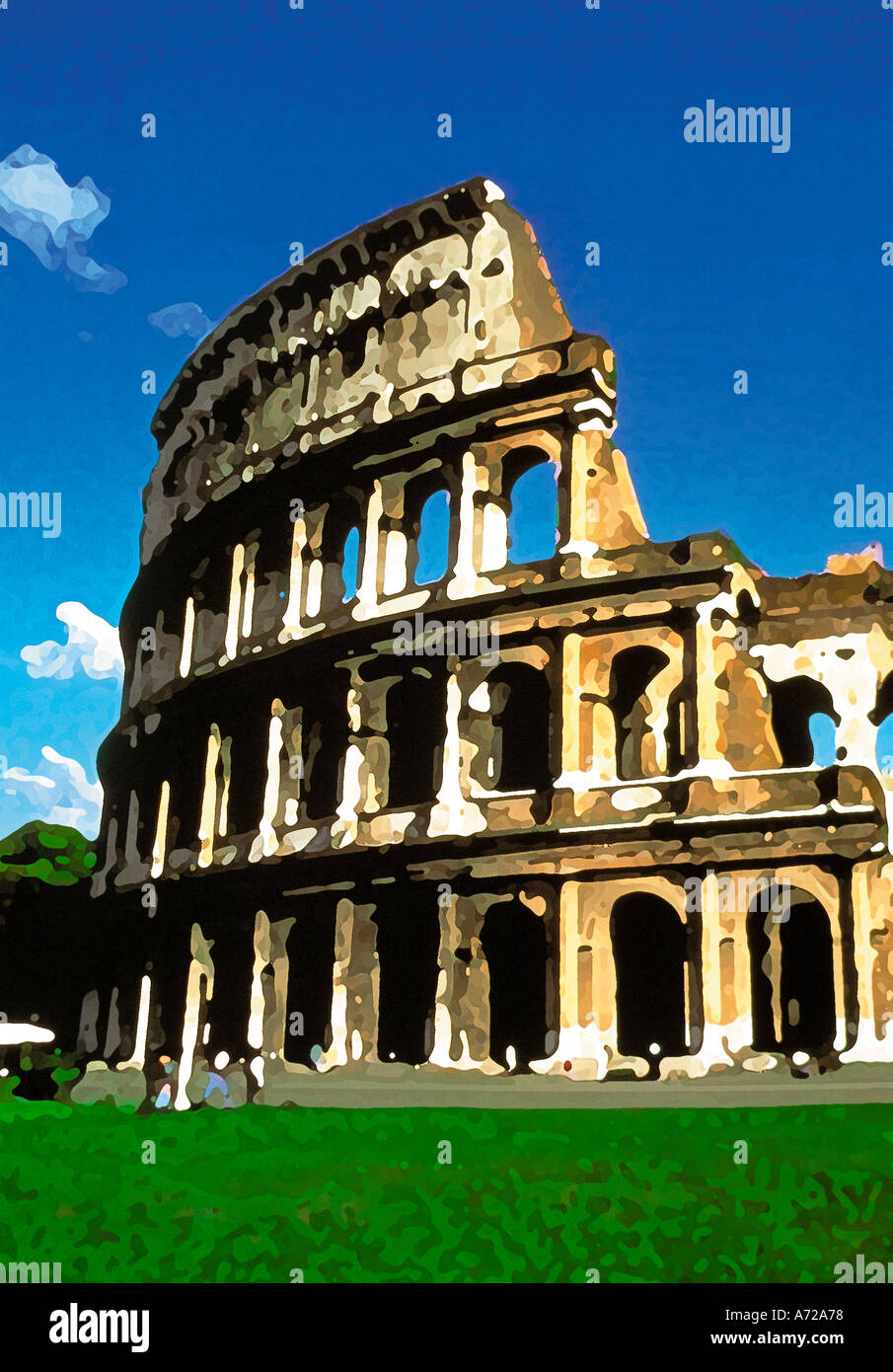 Abstract of The Colosseum in Rome Italy Stock Photo - Alamy
