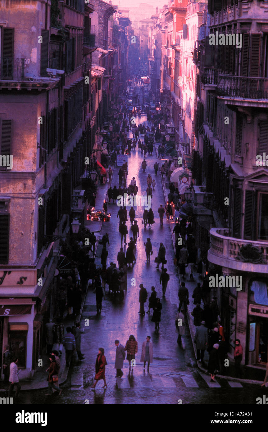 City street rome hi-res stock photography and images - Alamy