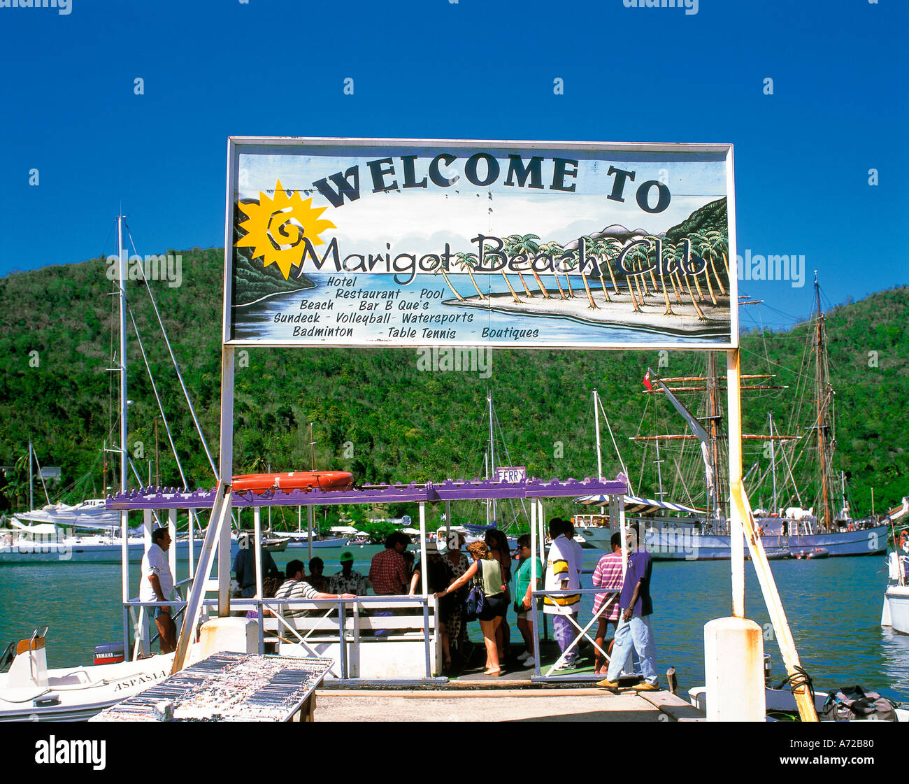 Welcome st lucia sign hi-res stock photography and images - Alamy