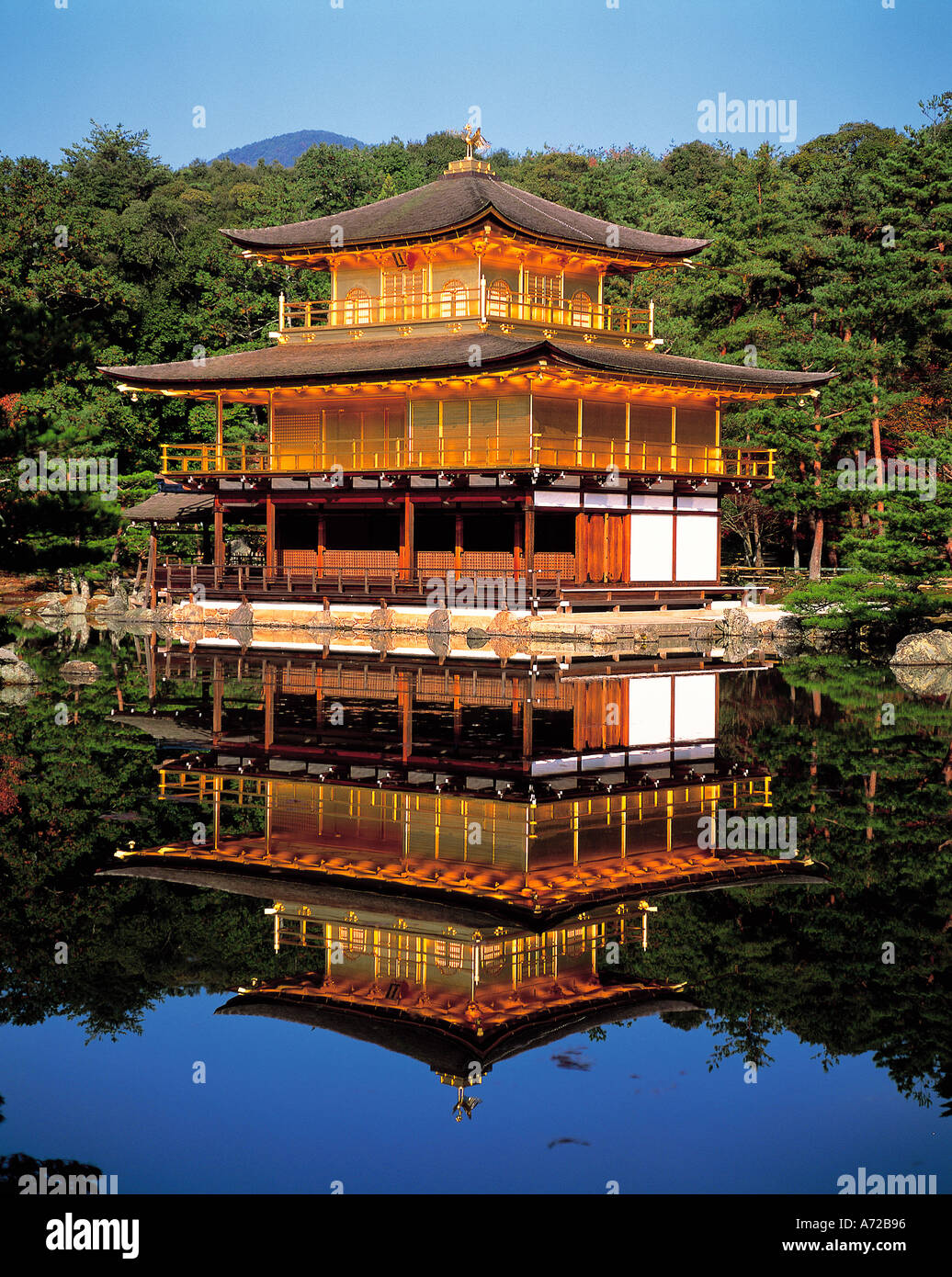 The Golden Pavilion Kinkakuji Kyoto Japan Stock Photo - Alamy