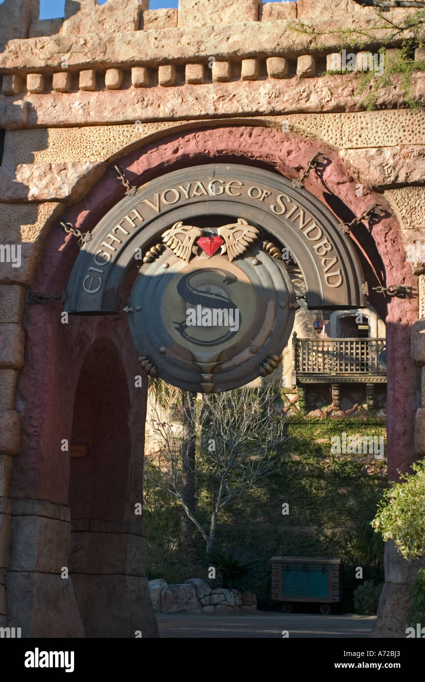 Entrance to Eighth Voyage of Sinbad stunt show Islands of Adventure ...