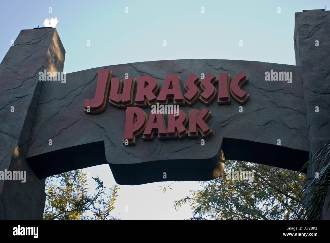 Jurassic park entrance hi-res stock photography and images - Alamy