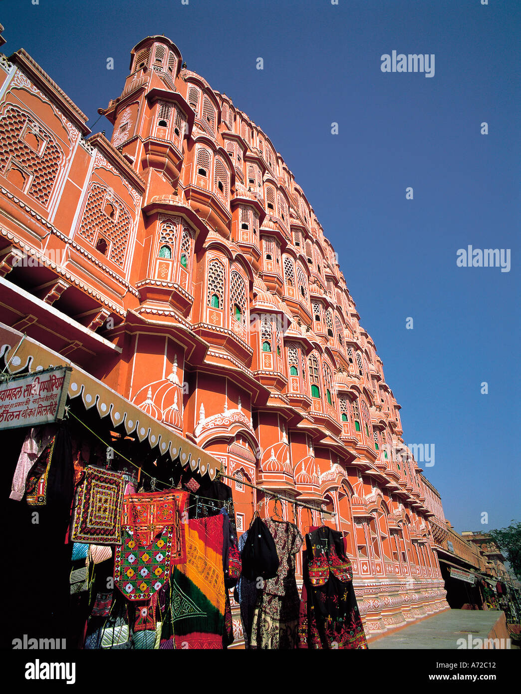 Hawa Mahal Wind Palace also known as the Pink City in Jaipur Rajasthan ...
